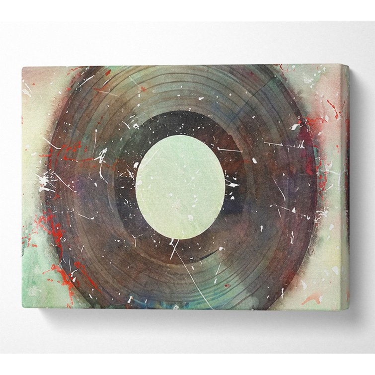 17 Stories Retro Album Scratch - Wrapped Canvas Art Prints | Wayfair.co.uk