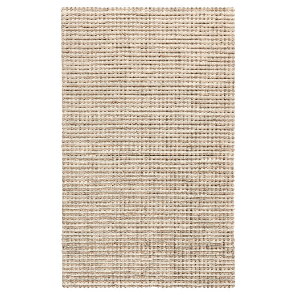 Villa by Classic Home Huntington 5'x8' Handwoven Jute Sustainable Ivory ...