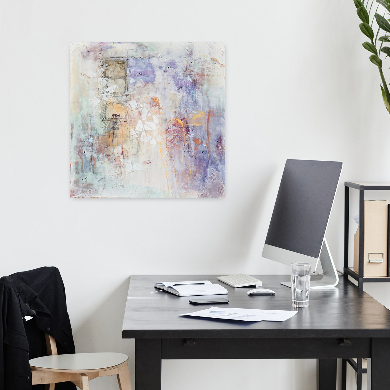 Latitude Run® Relic Of The Past IV Contemporary Abstract Art | Wayfair