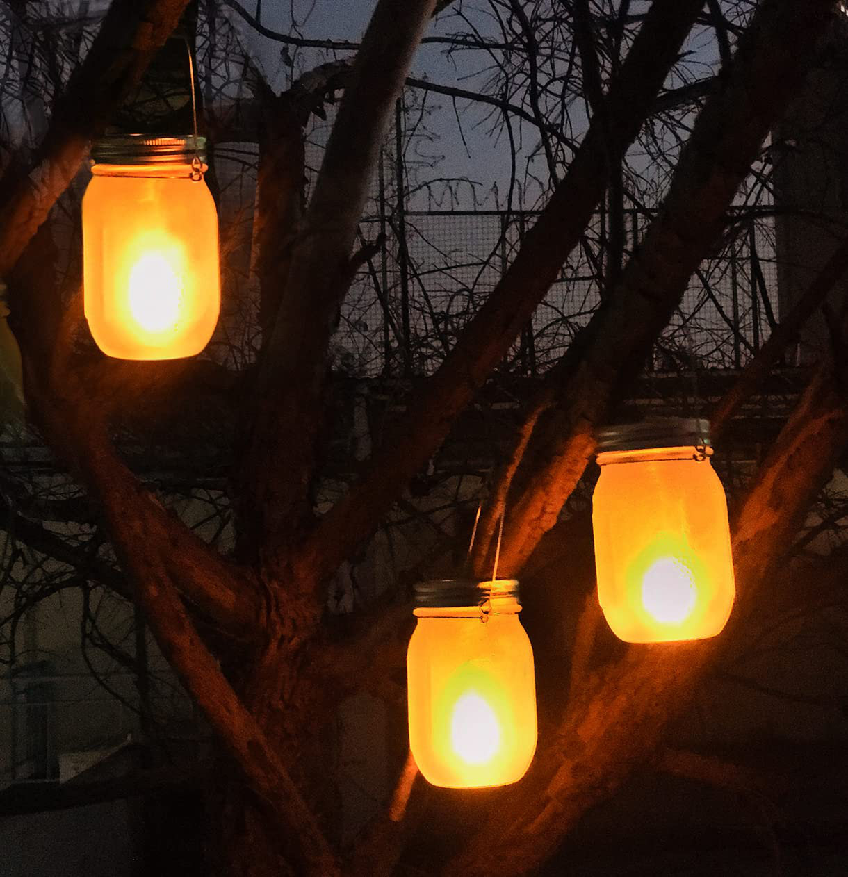ALHAMBRA Solar Mason Jar Flicker Lights Upgraded - Wayfair Canada