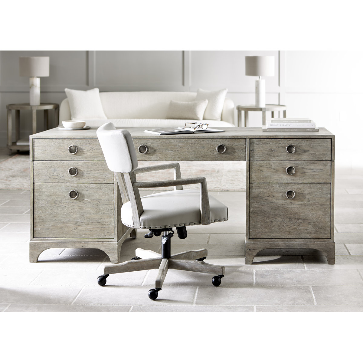 Bernhardt Forsyth Desk with Built in Outlets & Reviews | Perigold