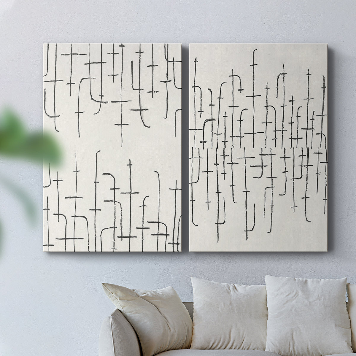 Red Barrel Studio® Vertical Arrangement I-Premium Gallery Wrapped ...