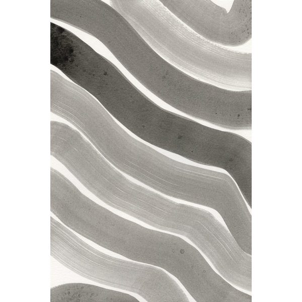 Wrought Studio Fayrouz Neutral Wiggle II On Canvas by Jodi Fuchs Print ...