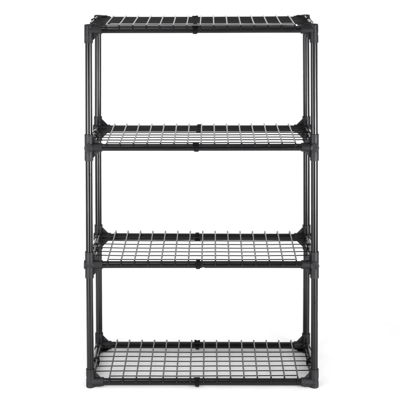 HEIMAO 4-SHELF WIRE RACK(1PACK) WITH COVER | Wayfair