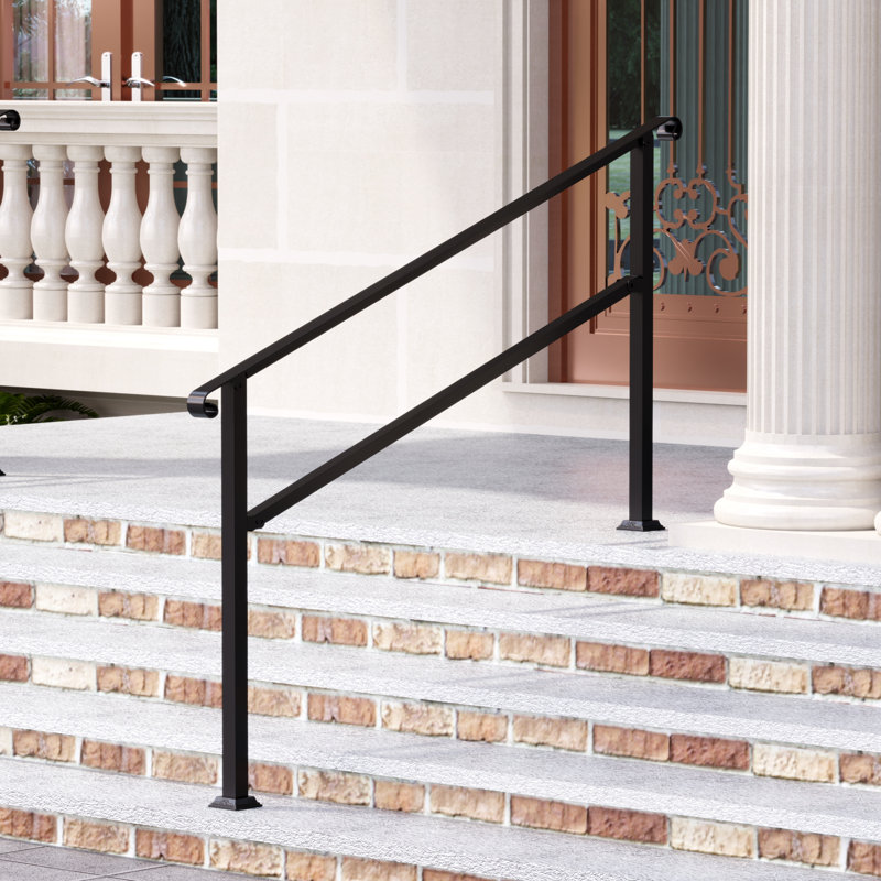 Metaoutdoors Stair Railing Kit Handrail Flexible Outdoor Deck Hand Rail ...