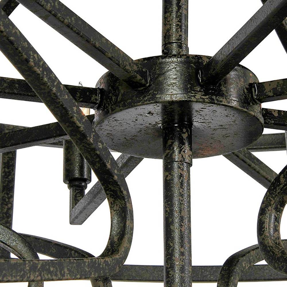 ellahome Phoenix 20 - Light Candle Style Geometric Chandelier | Perigold