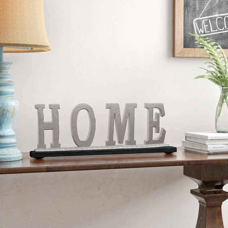 Gracie Oaks Gassett Modern Metal Kitchen Sign Letter Blocks & Reviews ...