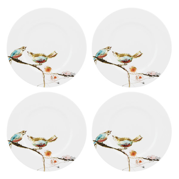 Lenox Chirp Salad Plates, Set of 4 | Wayfair