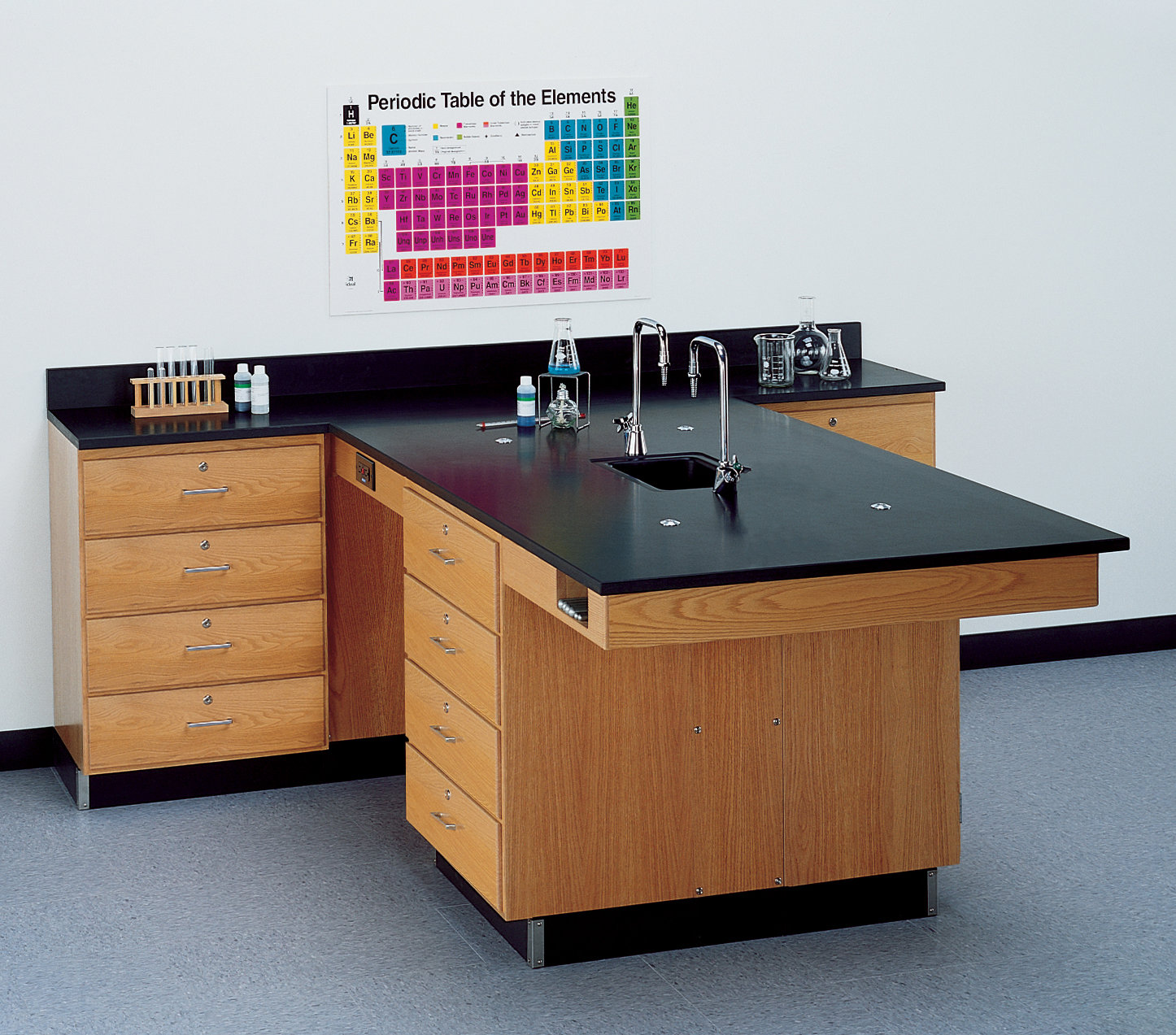 Diversified Woodcrafts Perimeter Workstation | Wayfair