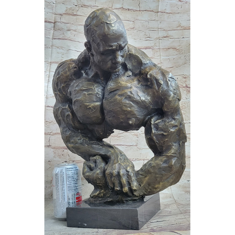 Red Barrel Studio® Aaryahi Bodybuilder Muscle Man Muscular Male Torso ...