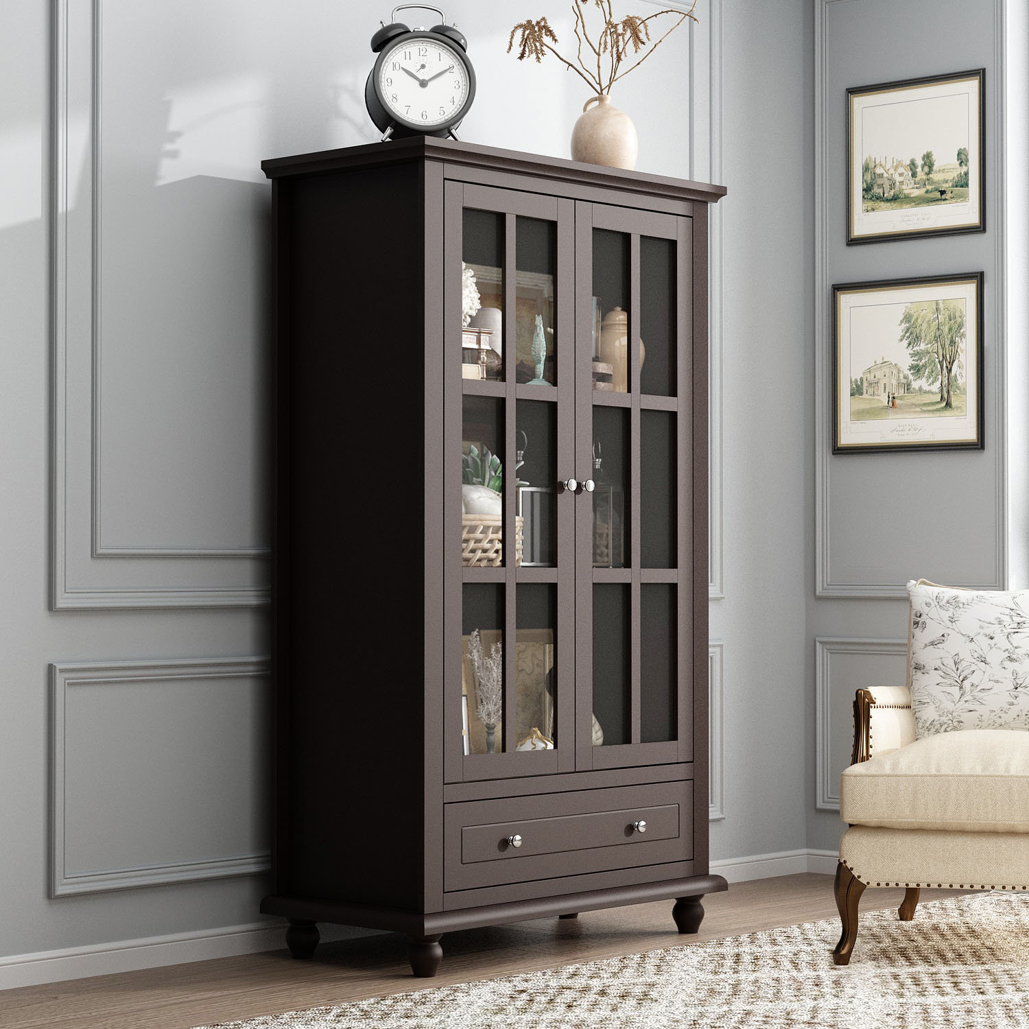 Corrigan Studio Latwon 31.5'' Wide Display Stand & Reviews - Wayfair Canada