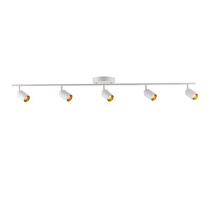 Vidalite Shura 5-Light Integrated LED Track Light with Rotatable Heads ...