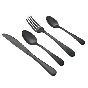 Black Flatware Sets & Black Silverware | From $30 Until 11/20 | Wayfair