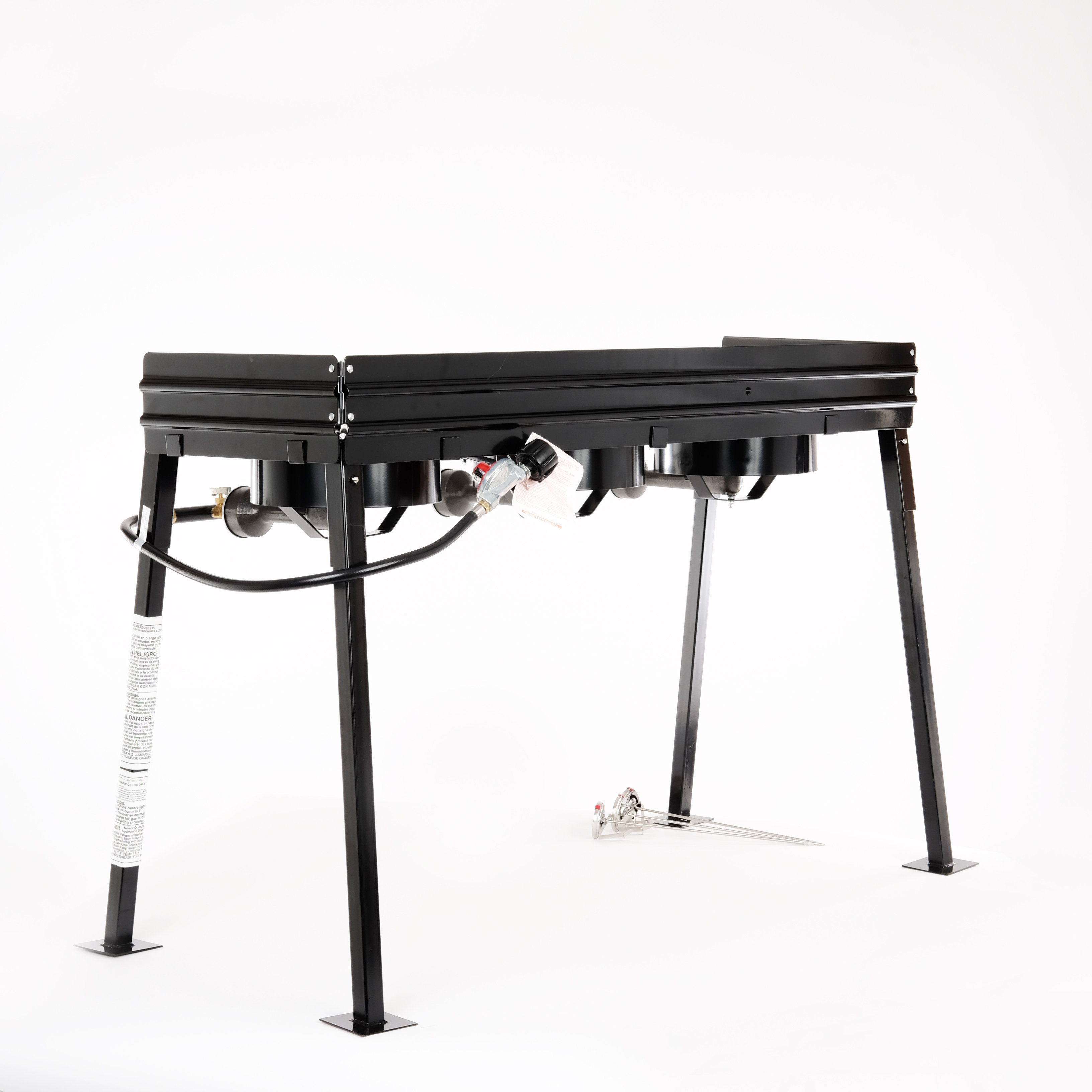 King Kooker Tall Rectangular Outdoor Three Burner Outdoor Camp Stove ...