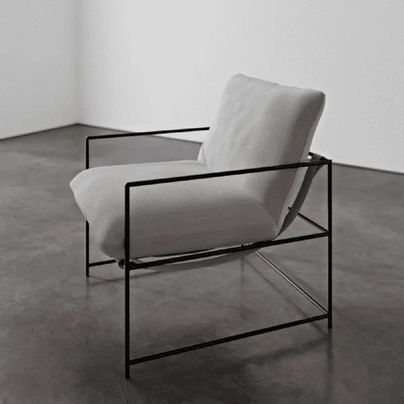 Haus of Hue Sedwick Upholstered Armchair Modern Design | Sleek Black ...