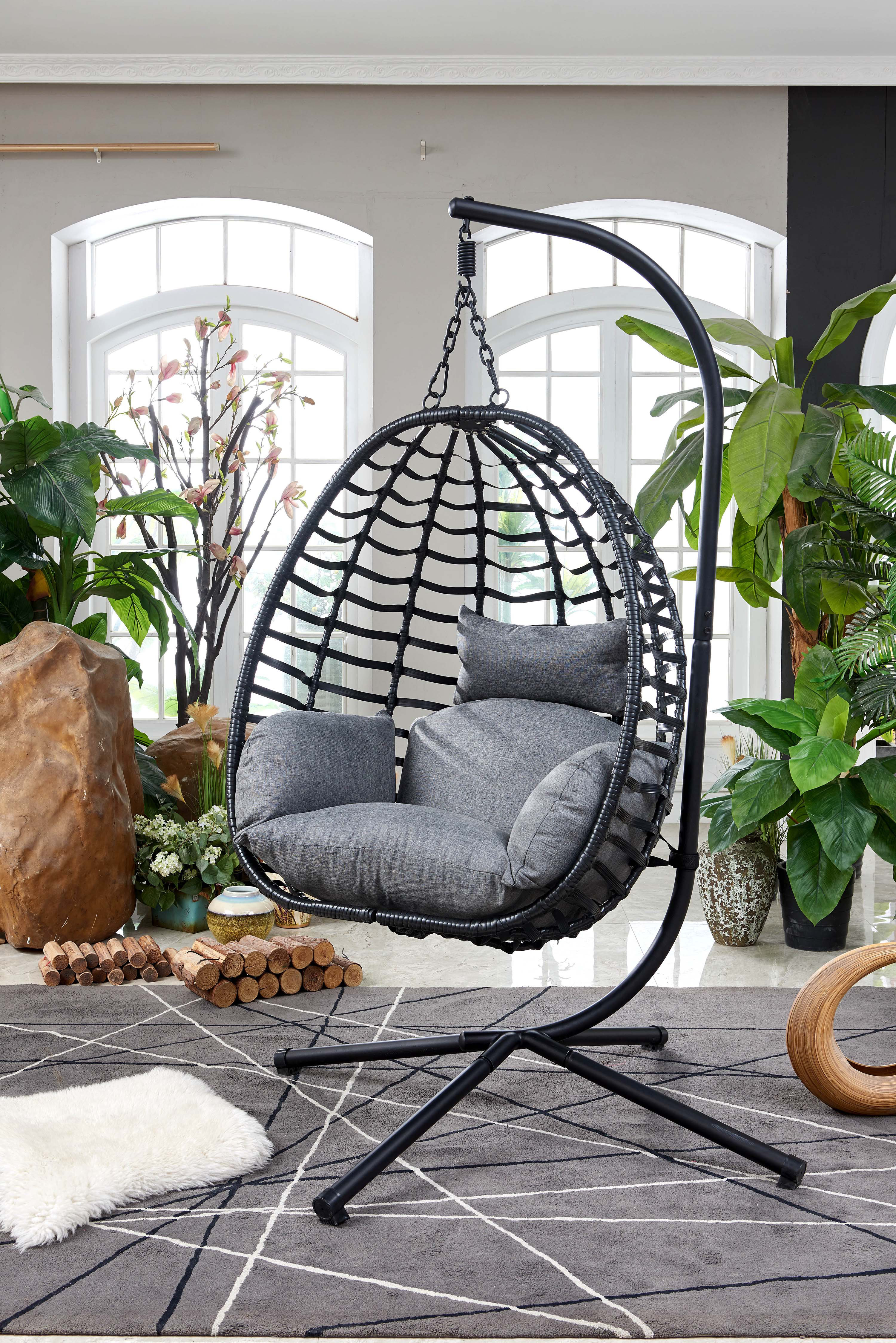 Dakota Fields Diekmeyer Porch Swing with Stand | Wayfair