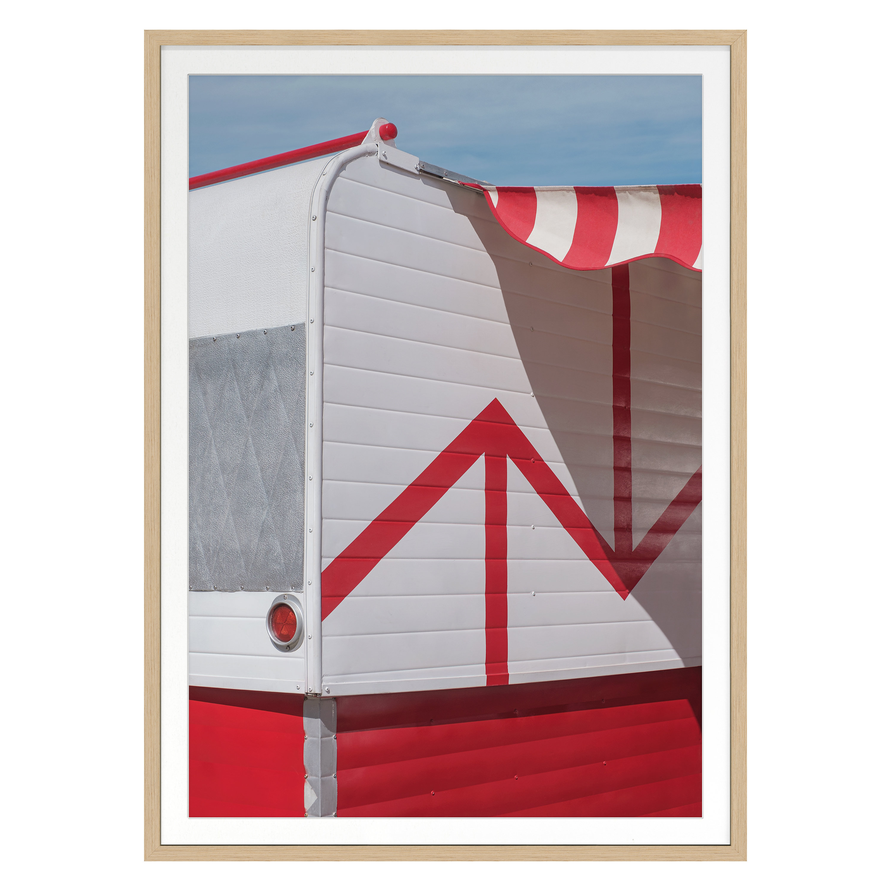 Grand Image Home Fall 2022 Vintage Trailer Framed On Paper by Mimi ...