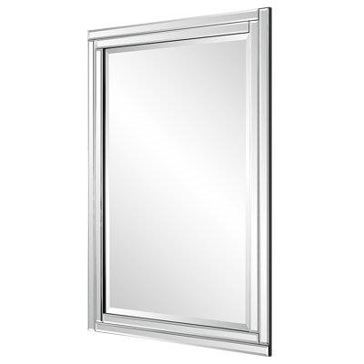 Mercer41 Omur Rectangle Glass Wall Mirror & Reviews | Wayfair