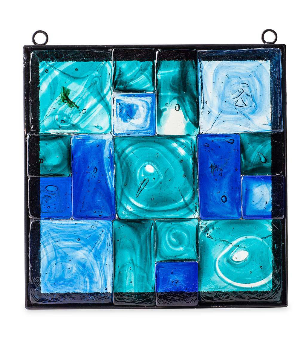 Ivy Bronx Framed Recycled Glass Window Panel | Wayfair