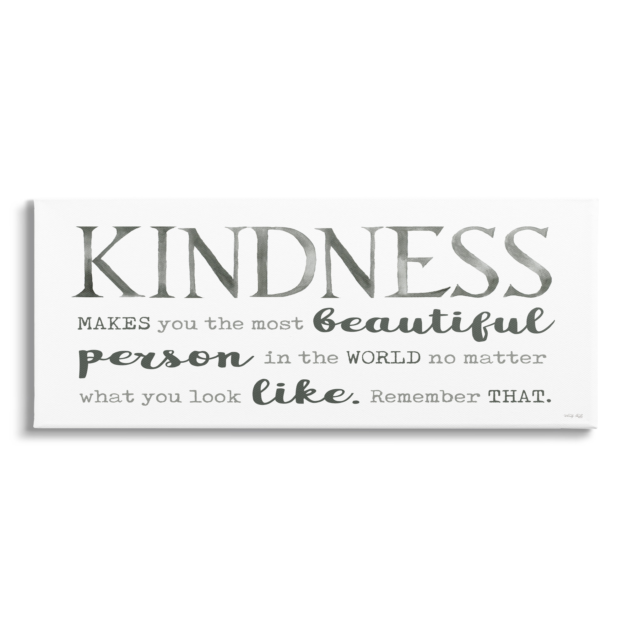 Stupell Industries Kindness Is Beautiful Inspirational Self Love ...