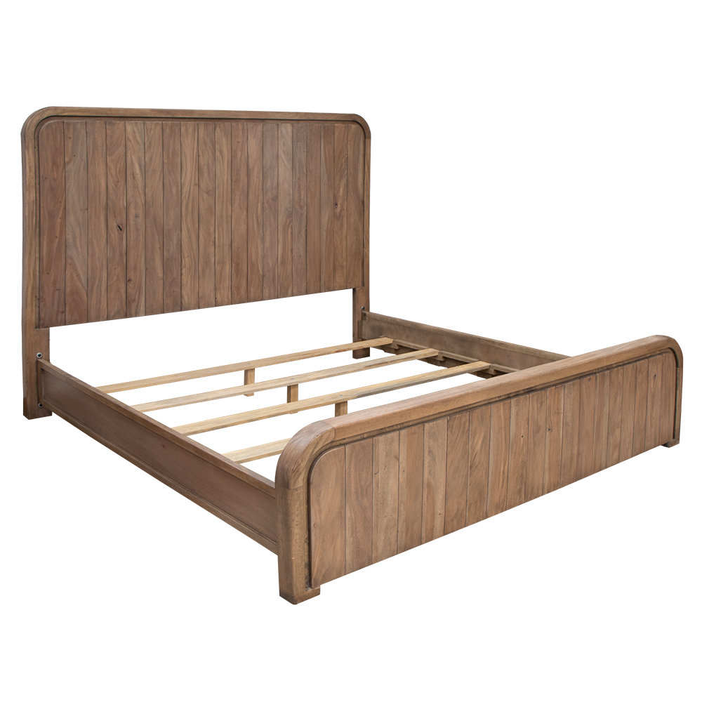 Birch Lane™ Milan Solid Wood Platform Bed | Wayfair