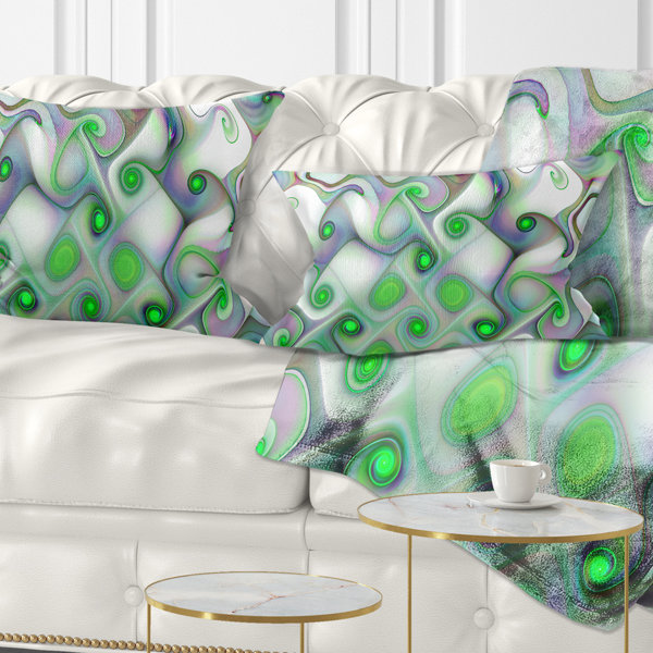 The Twillery Co. Corwin Abstract Pattern with Swirls Lumbar Pillow ...