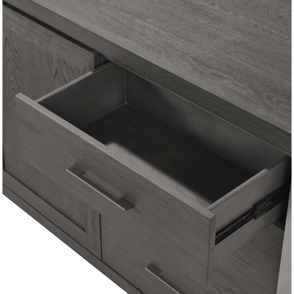 Wade Logan® Alythia 68" Wide 3 Drawer Oak Wood Sideboard & Reviews ...