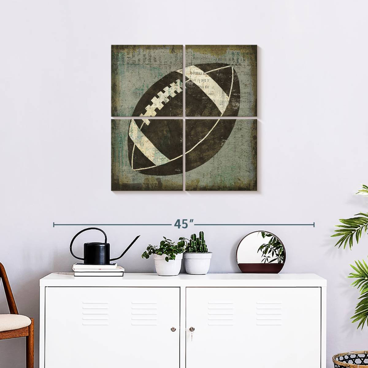 Ebern Designs Sireci Ball I On Gray | Wayfair