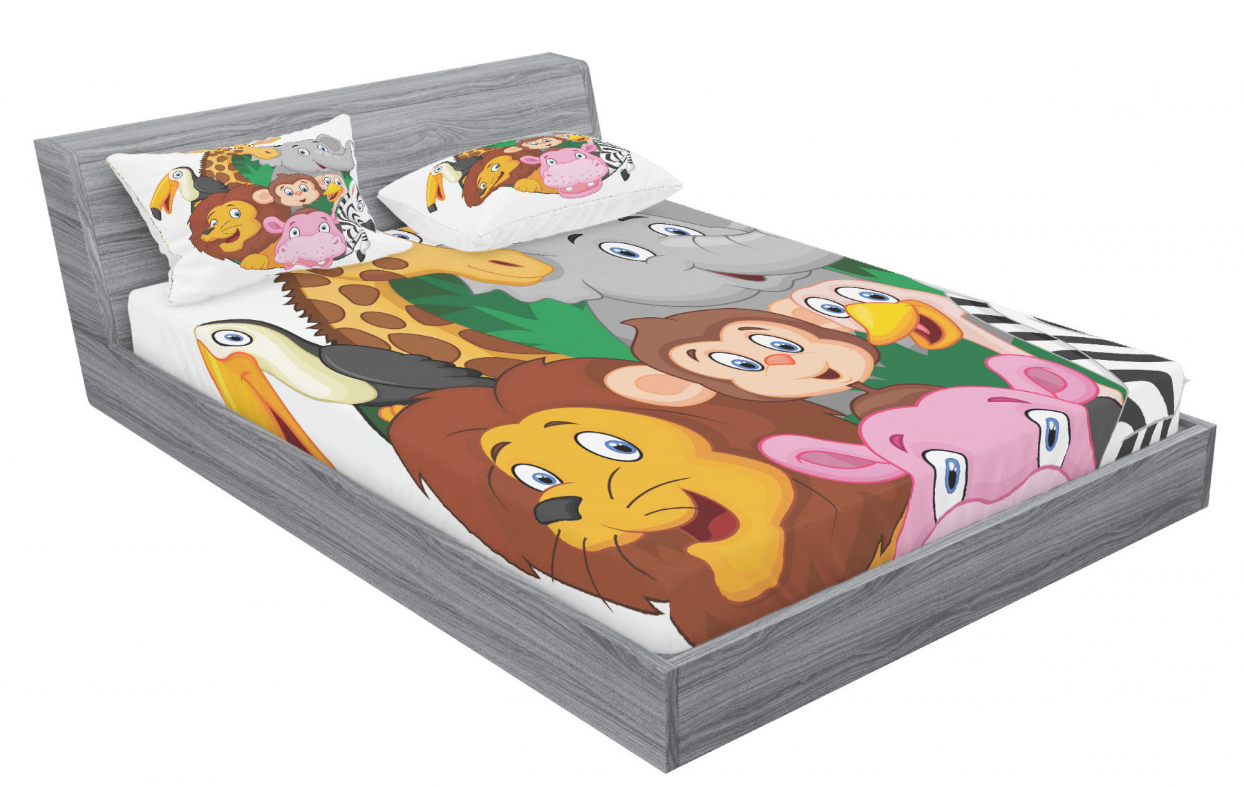 Ambesonne Cartoon Sheet Set | Wayfair