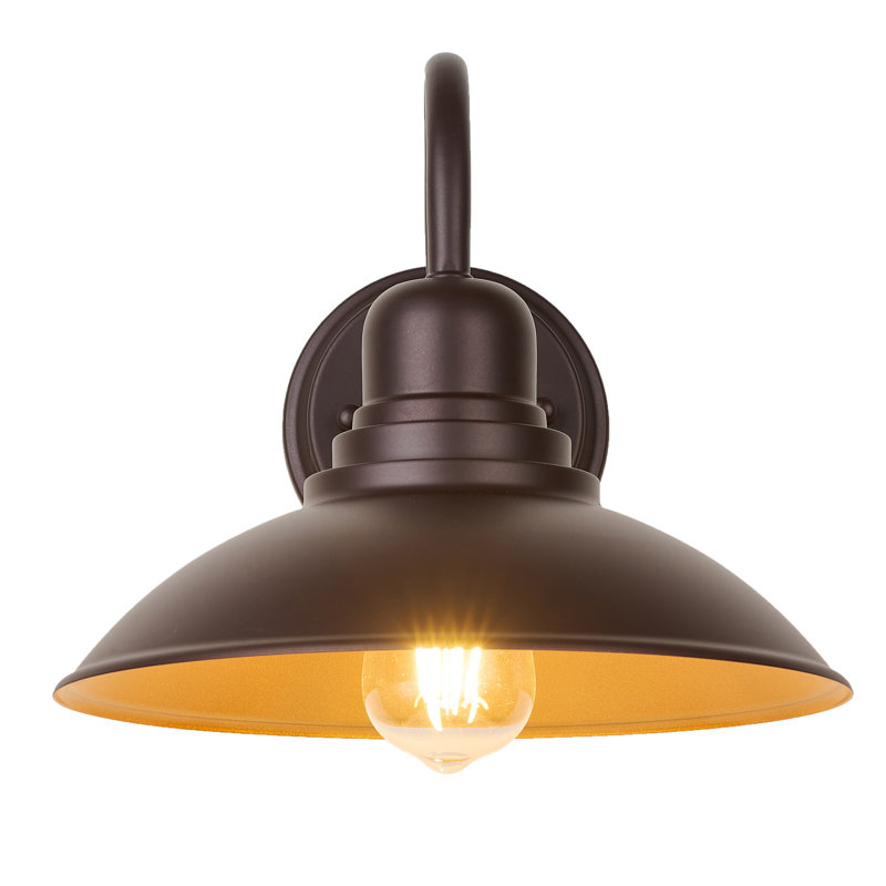 Gracie Oaks Olessya Steel Wall Light | Wayfair