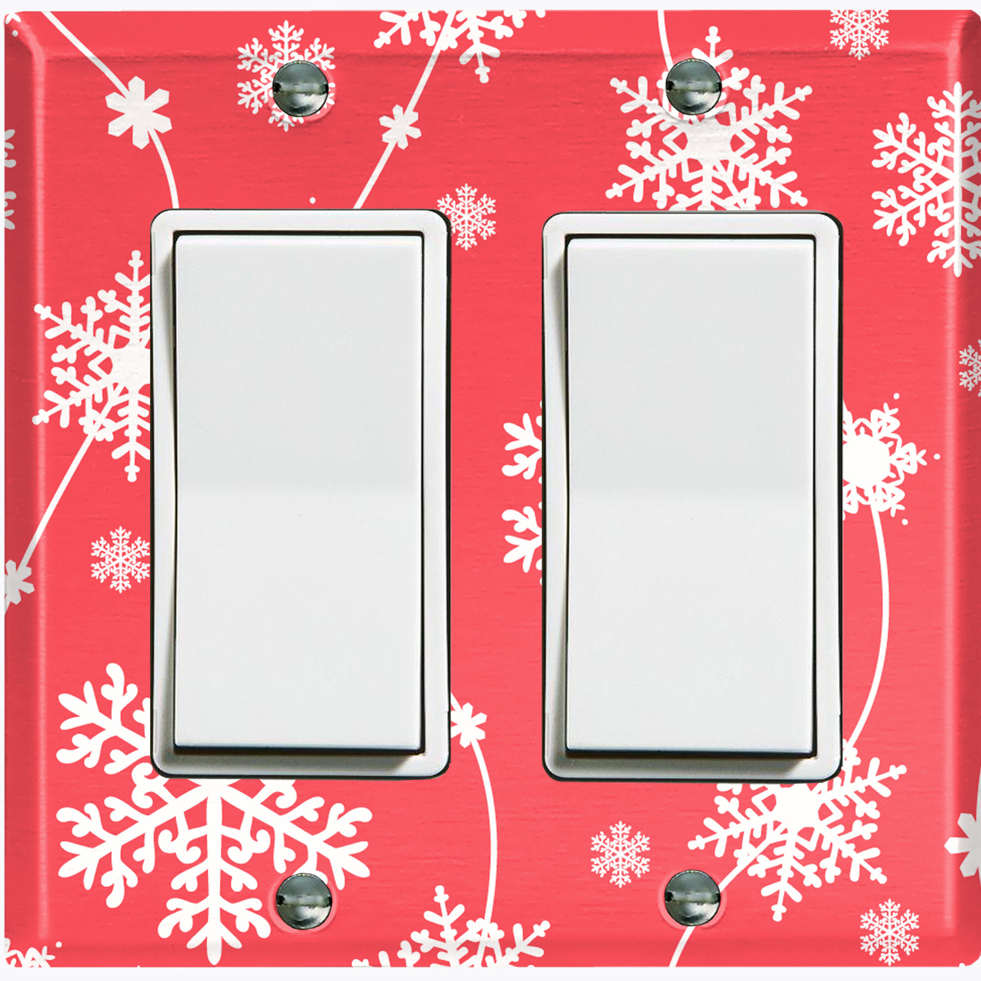 WorldAcc Christmas 2-Gang Toggle Light Switch Wall Plate | Wayfair
