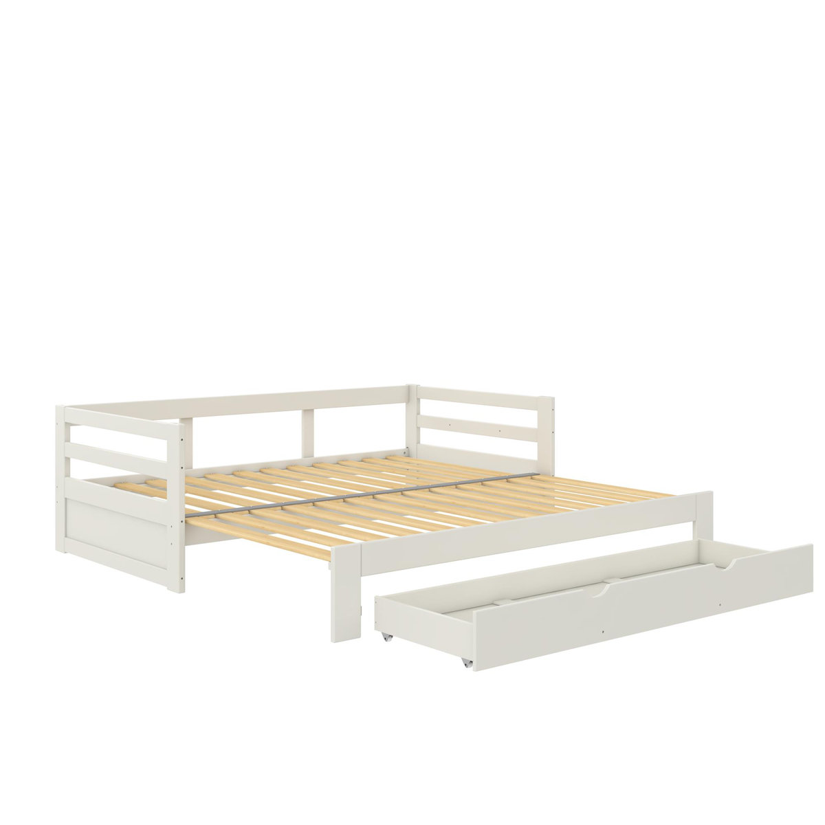Lark Manor™ Emellie Twin to King Wood Daybed with Storage Drawer ...