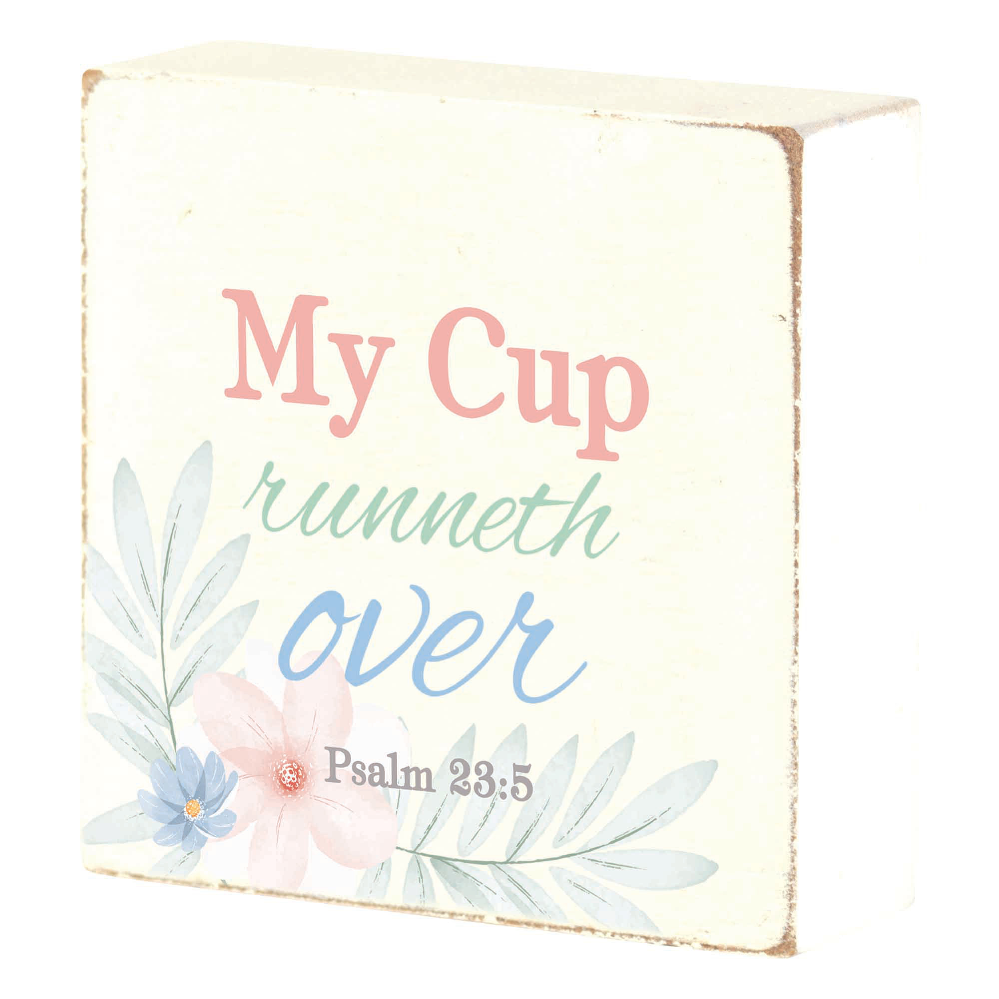 Trinx Tabletop Plaque My Cup Runneth Over - Wayfair Canada