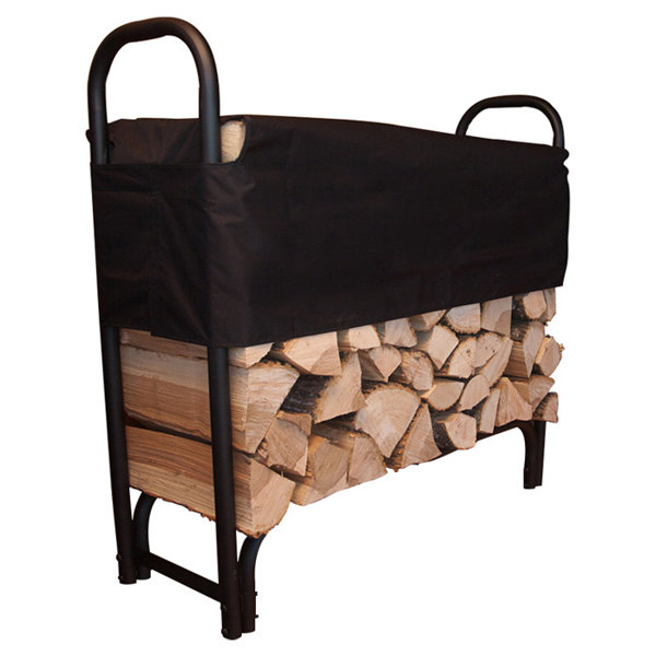 ShelterLogic 4 ft. Heavy Duty Log Rack with Cover & Reviews | Wayfair