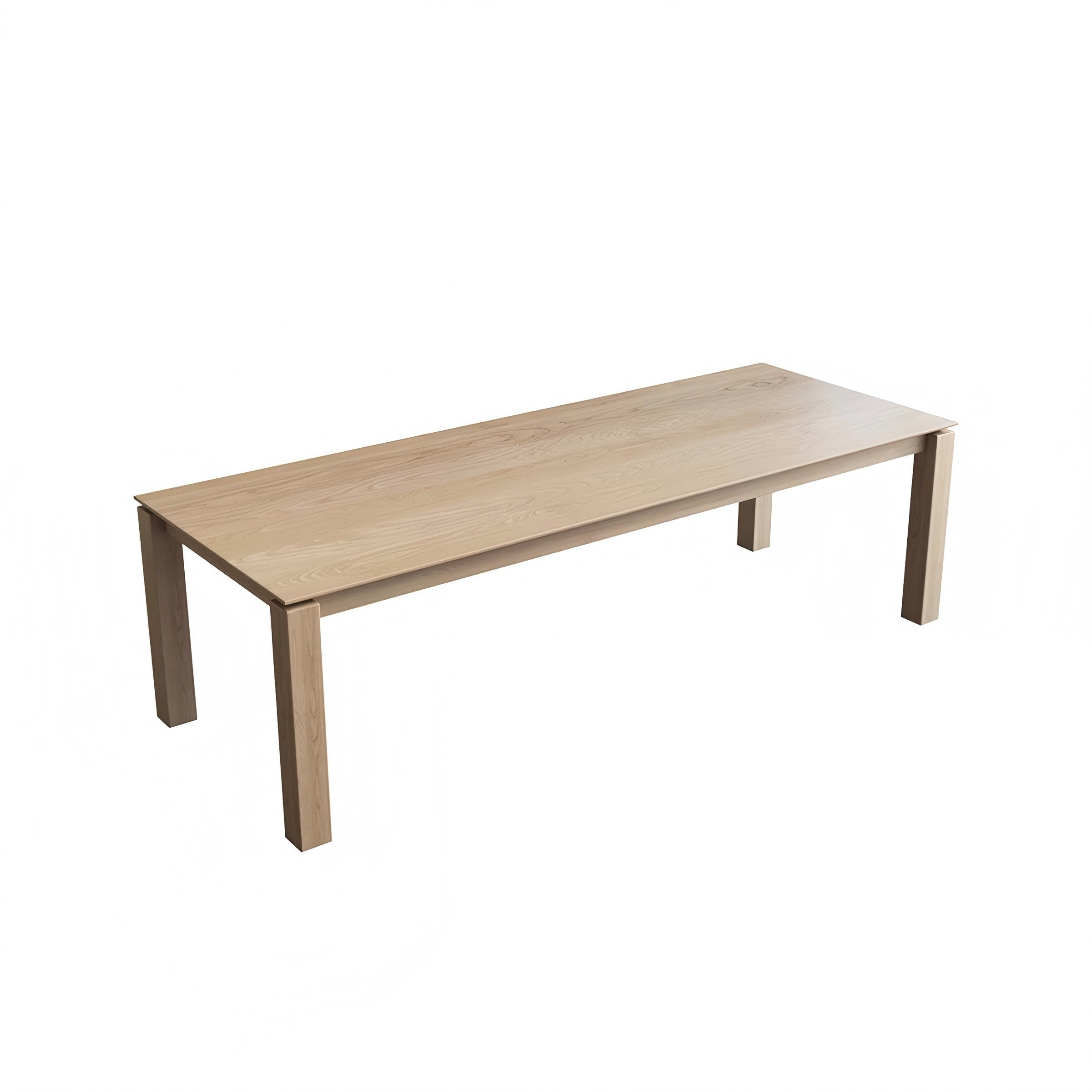 DISBIVE Modern minimalist natural wood long table conference table ...