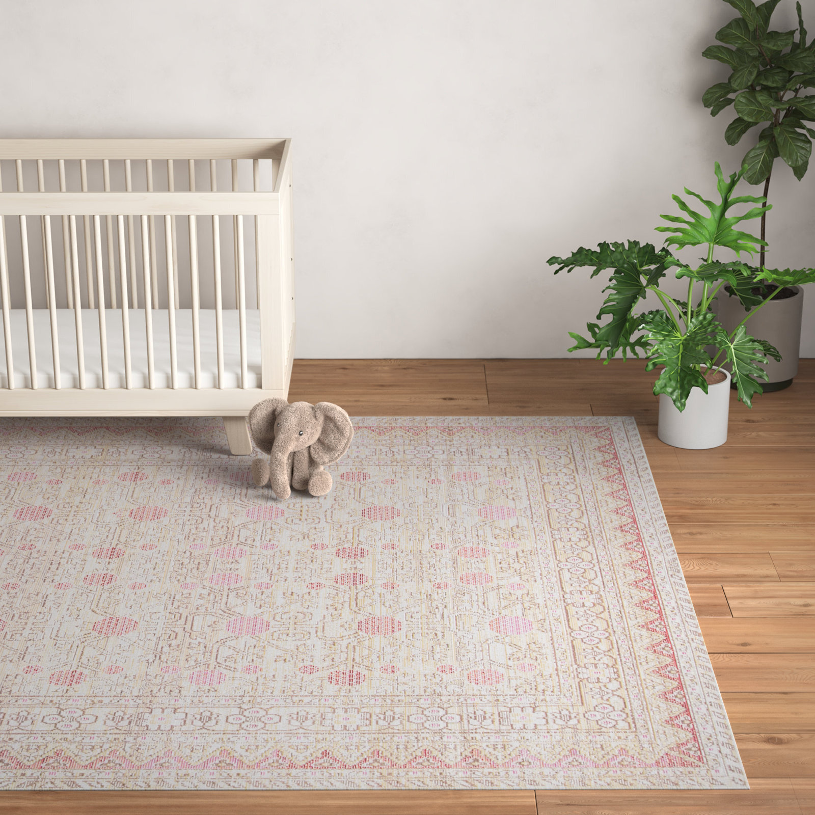 Viv + Rae™ Finnley Pink/Yellow/Red Rug & Reviews | Wayfair