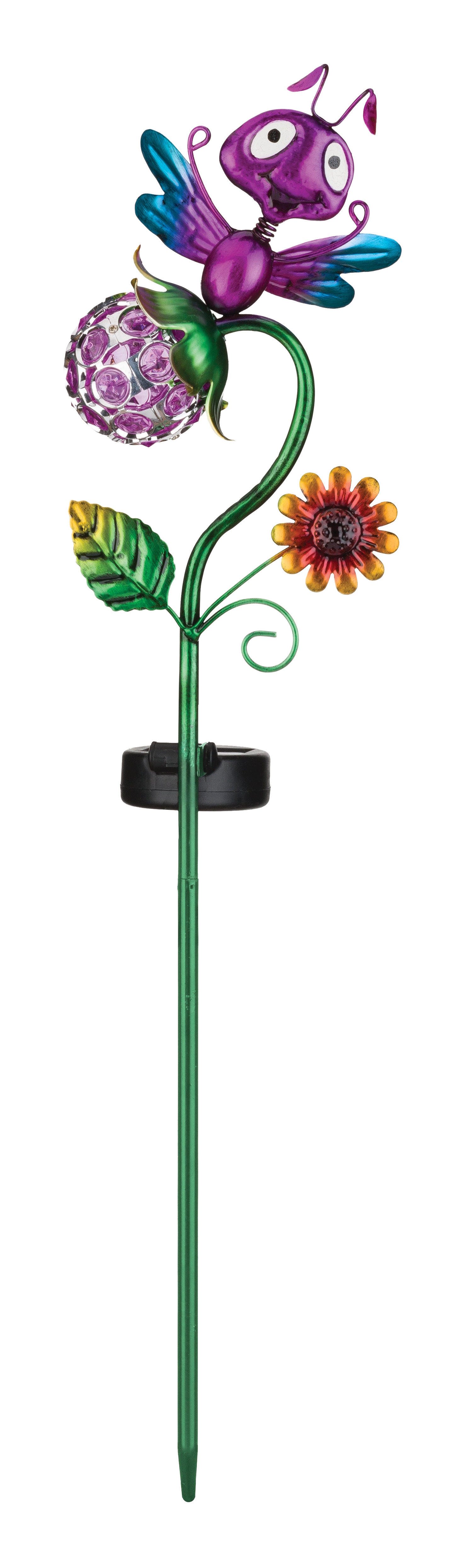 Regal Art & Gift Crystal Bug Solar Stake - Dragonfly | Wayfair