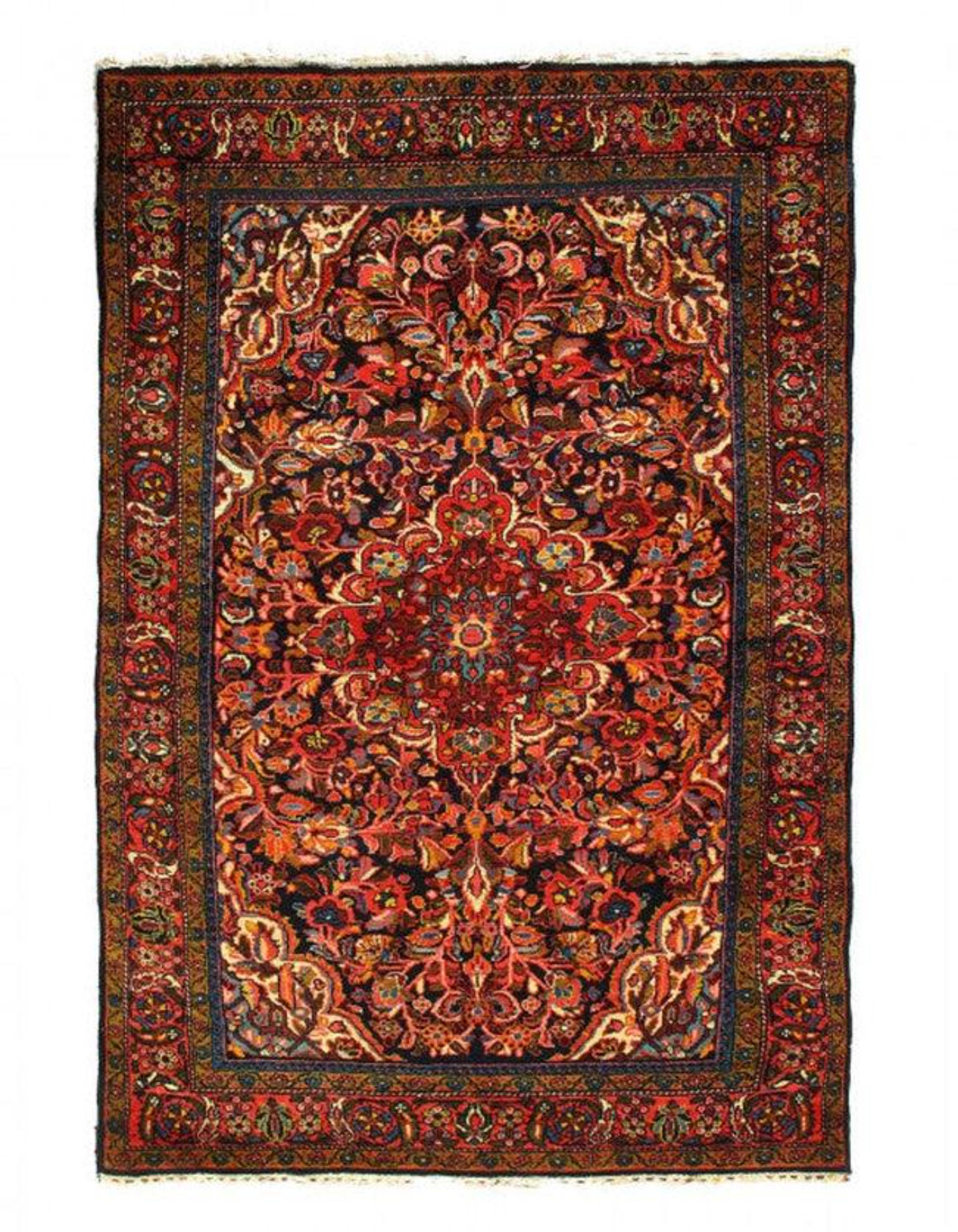 Isabelline Haseebrahman Oriental Handmade Rectangle 4'6" x 6'11" Cotton ...