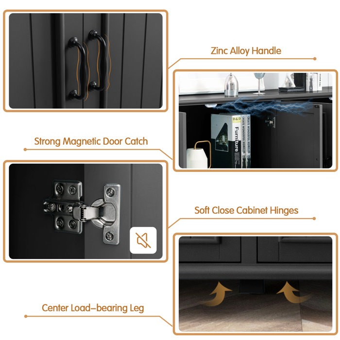 Lark Manor Amarilys 62.2'' Sideboard & Reviews | Wayfair