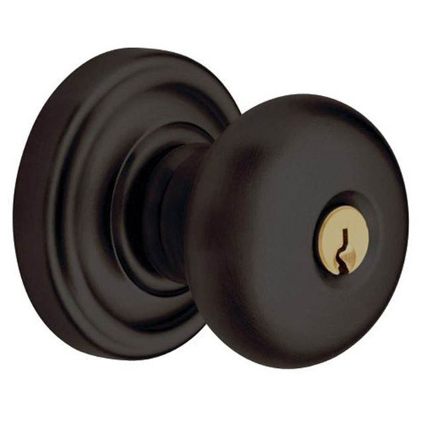 Baldwin Classic Keyed Door Knob with Emergency Egress & Reviews | Wayfair