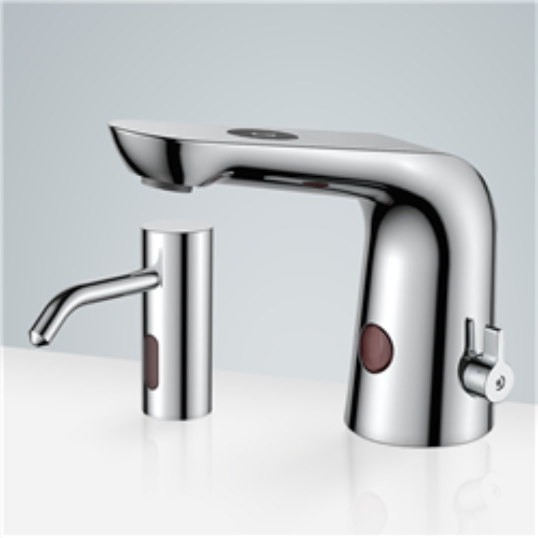 BathSelect Commercial Hotel Touchless Motion Sensor Bathroom Faucet ...