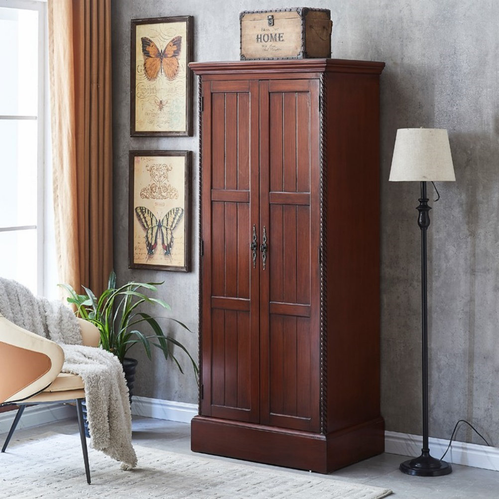 Parttlion Vintage Solid Wood Wardrobe | Wayfair