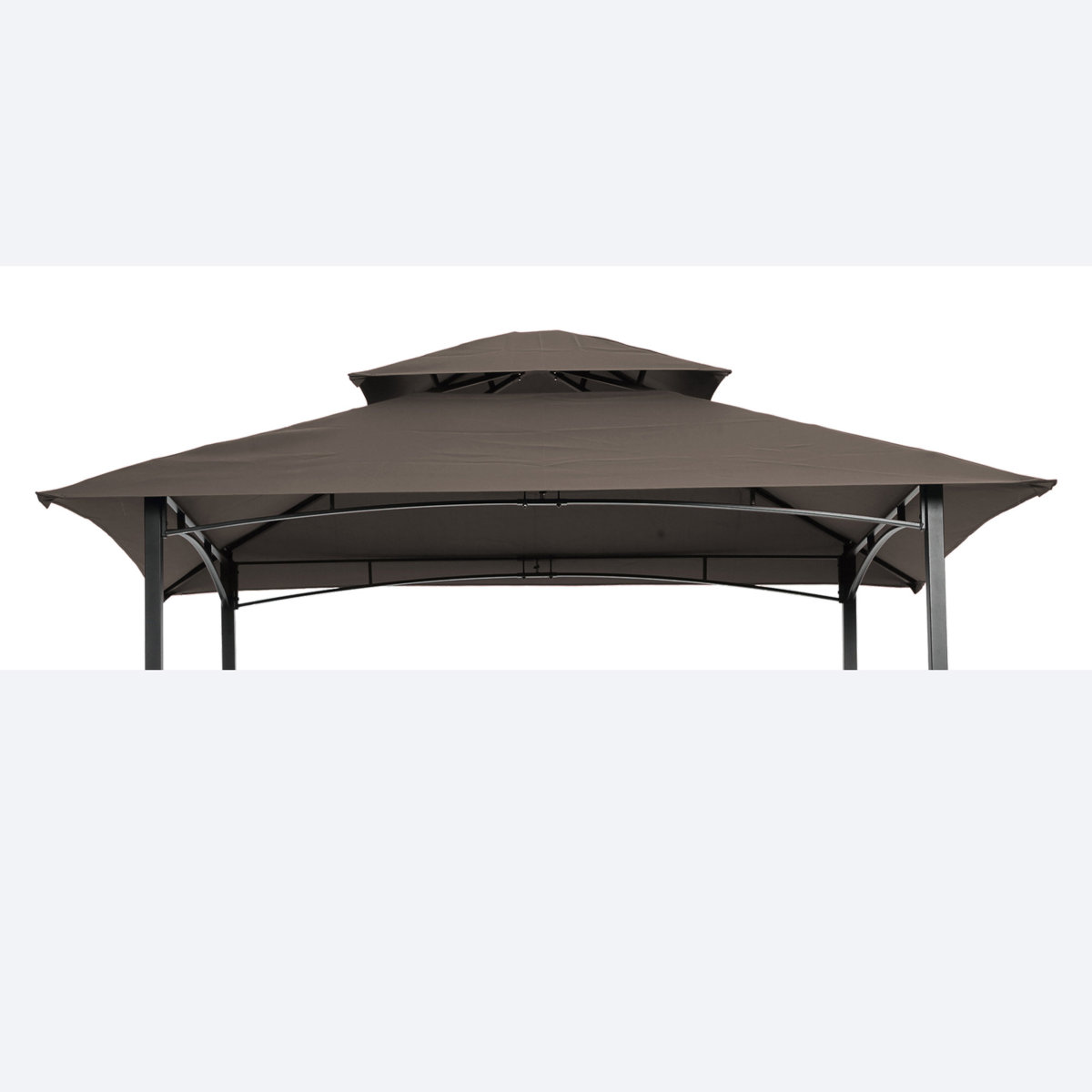 BVNECXP Grill Gazebo Replacement Canopy,Double Tiered BBQ Tent Roof Top ...