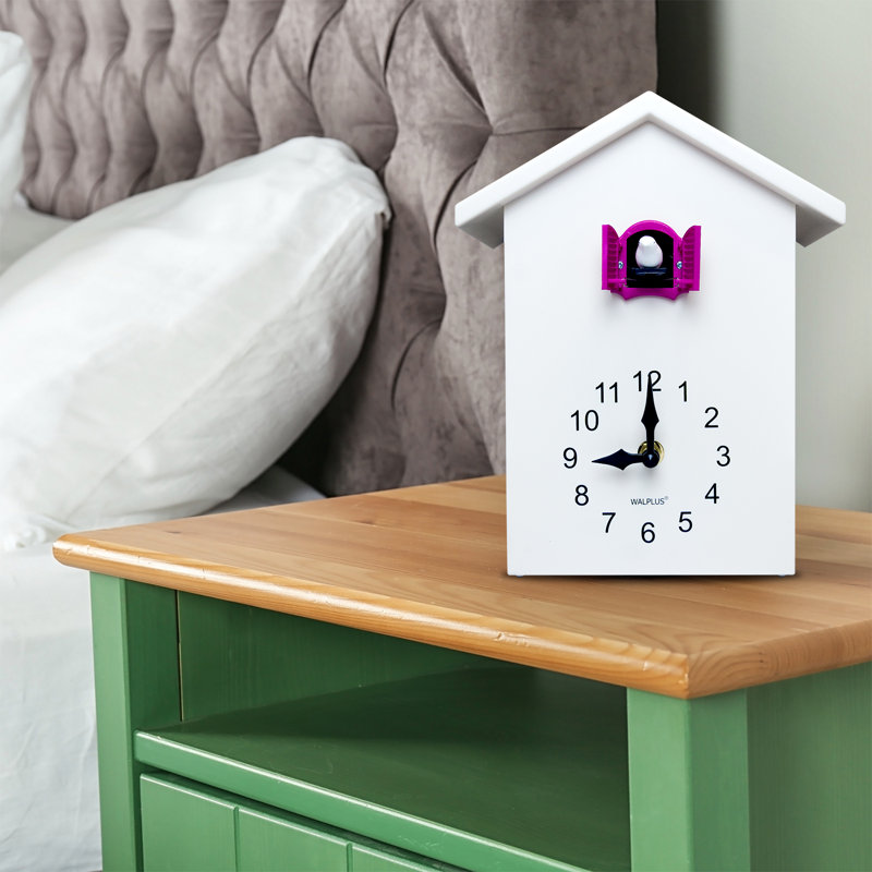 Walplus Farmhouse / Country Analog Mechanical Tabletop Clock | Wayfair