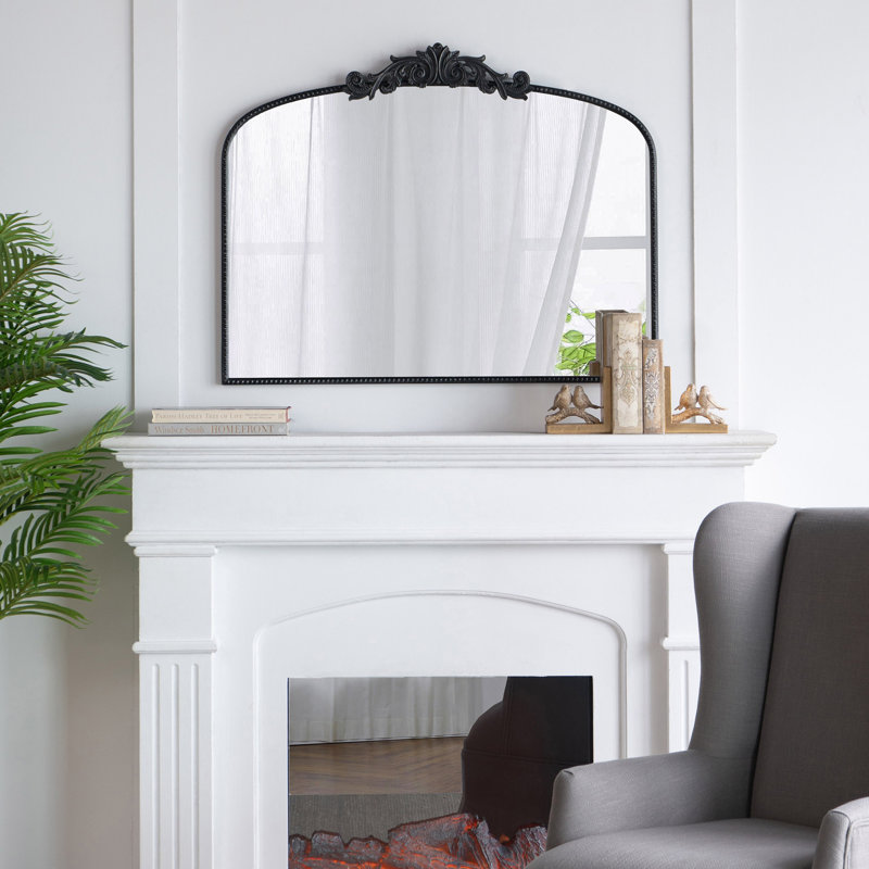 Mercer41 Classic Design Large Arch Mirror For Living Room Bathroom ...