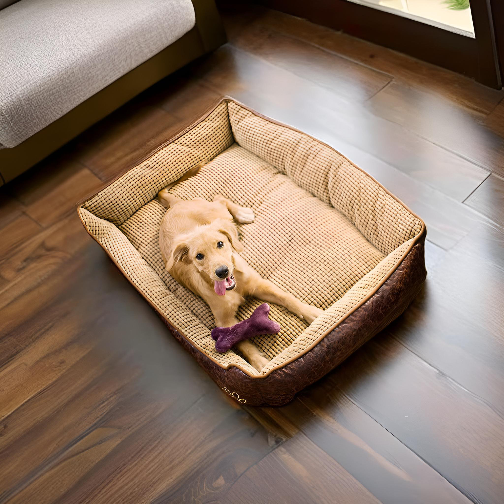 Tucker Murphy Pet™ Dog Nest Large Dog Winter Warmth Chai Dog Detachable ...