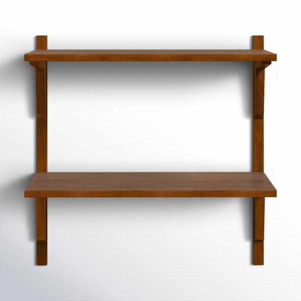 AllModern Baez Poplar Solid Wood Wall Shelf & Reviews | Wayfair