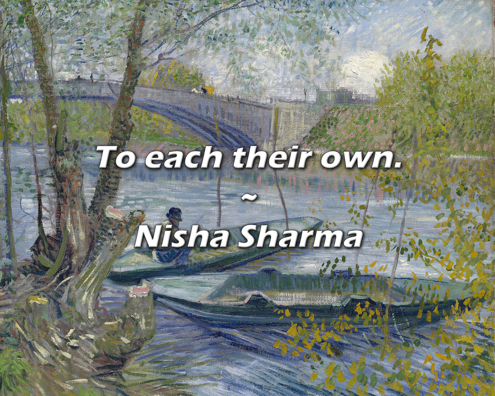 Astoria Grand Artsy Quote "To each their own." By Nisha Sharma Gallery ...