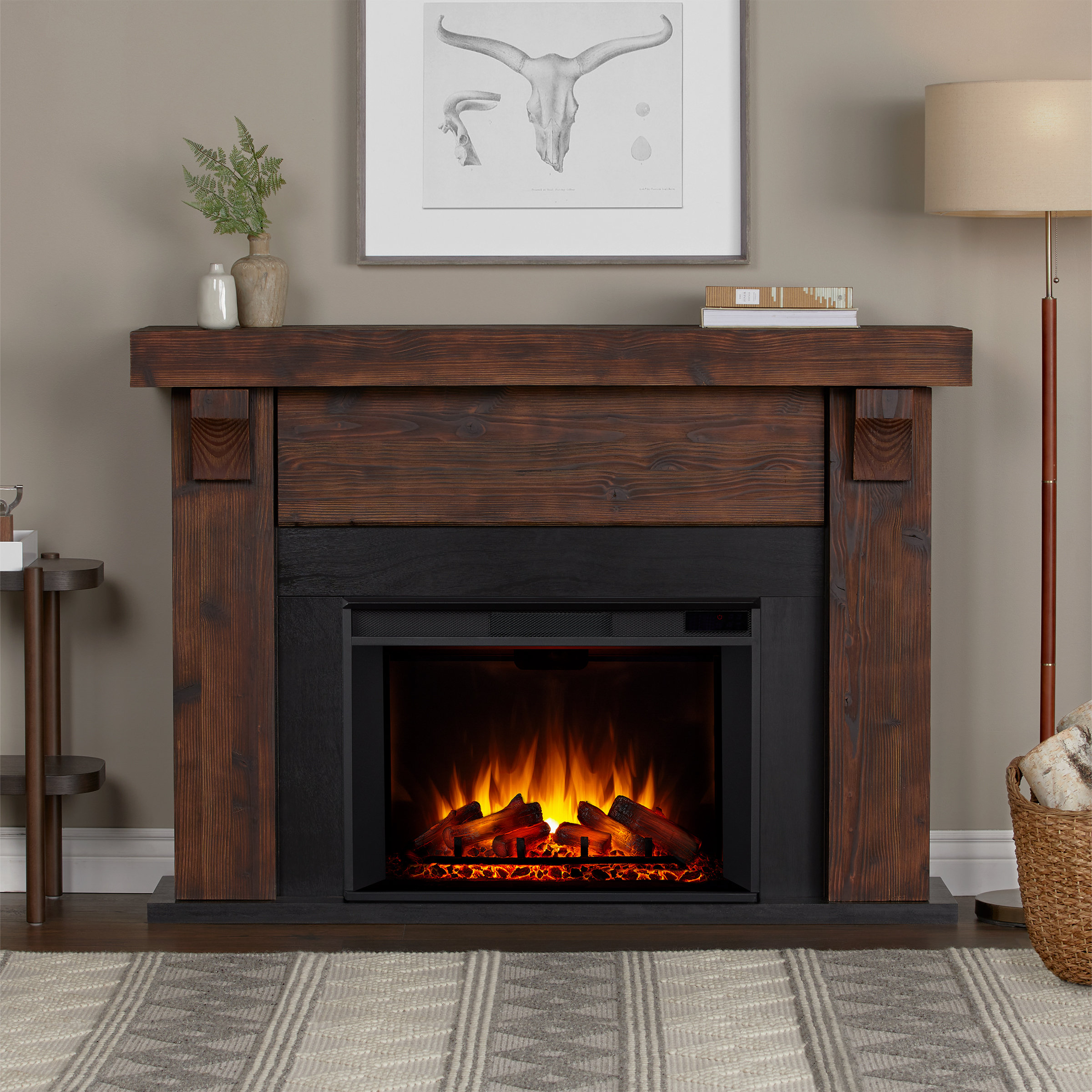Real Flame Gunnison 62" Grand Electric Fireplace by Real Flame ...