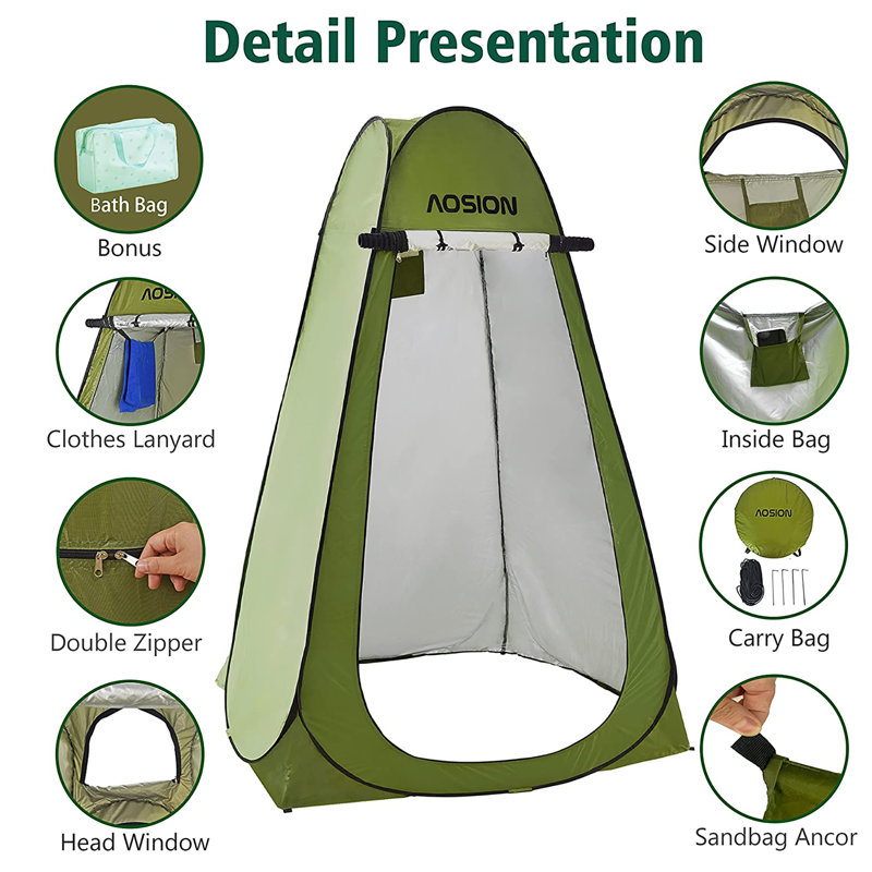ARC Pop Up Camping Shower 2 Person Tent & Reviews | Wayfair